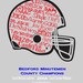 Custom Football Helmet Typography Personalized Word Art | Etsy