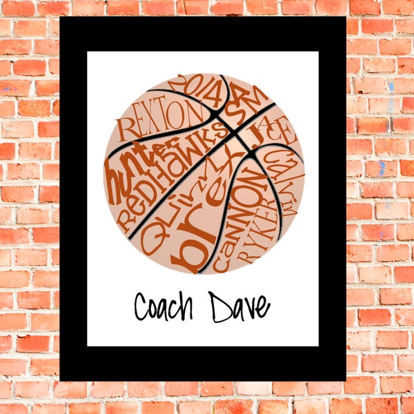 Basketball Word Art - Etsy