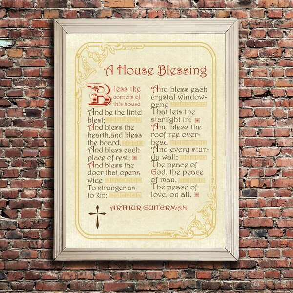 House Blessing Print - Etsy