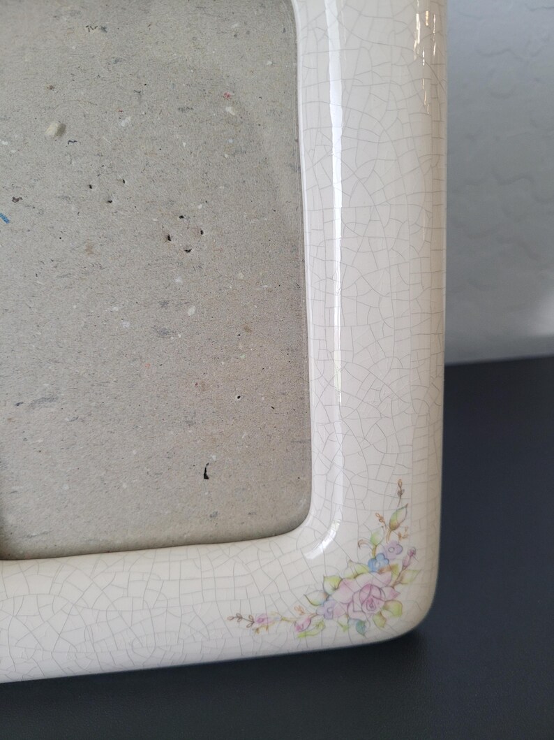 Ceramic Photo Frames Vintage 80s You Choose Terragraphics Floral or ...