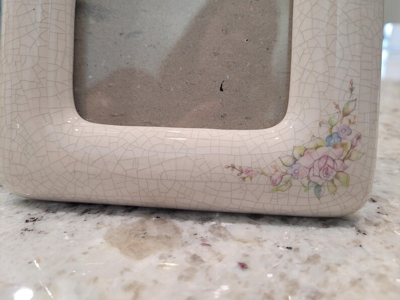 Ceramic Photo Frames Vintage 80s You Choose Terragraphics Floral or ...