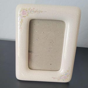 Ceramic Photo Frames Vintage 80s You Choose Terragraphics Floral or ...