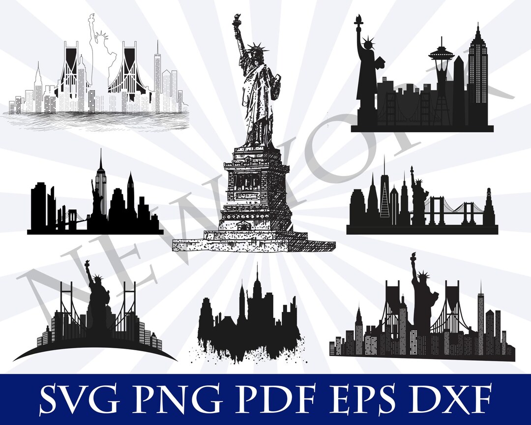 New York Bundle Svg, New York Svg, New York Vector, New York City Svg ...