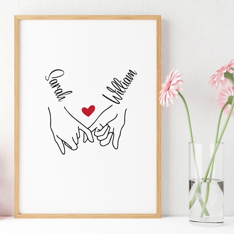 Holding Hands SVG Bundle, Couple Silhouette Cut Files (digital Download ...