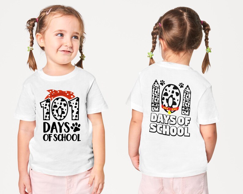 101 Days of School SVG Bundle, Dalmatian Theme (digital Download) - Etsy