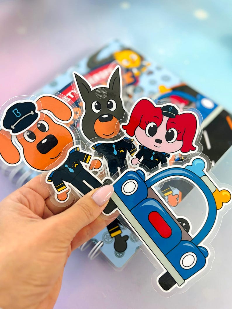 Dog Dress up Busy Book for Kids Ages 4-6 | Interactive Felt Quiet ...