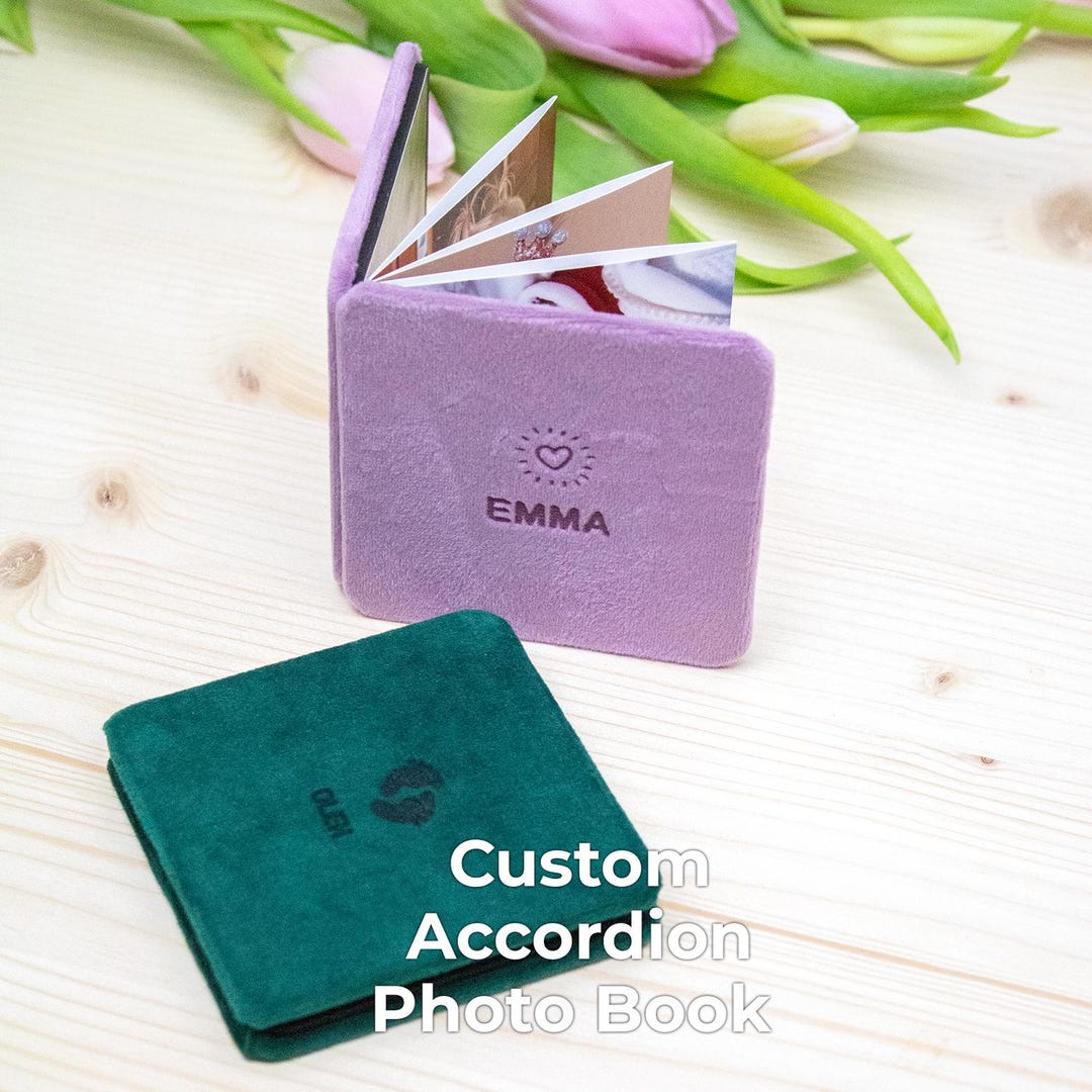Custom Accordion Photo Book Mini Photo Album Сustom Photo Magnet Small ...