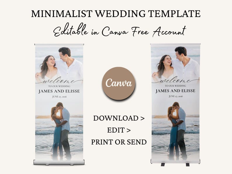 Retractable Sign Pull up Banner Retractable Standing Banners Wedding ...