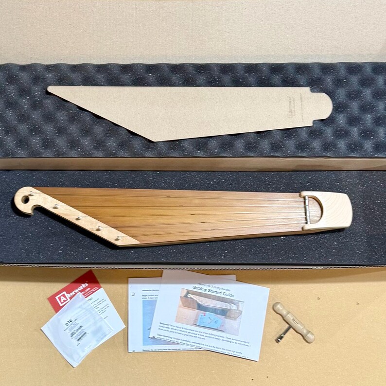 5-string Kantele - Maple & Cedar - Tuning Wrench Included - Etsy