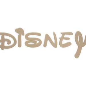 MDF Wooden Letters 6mm Thick Disney Font Various Sizes - Etsy