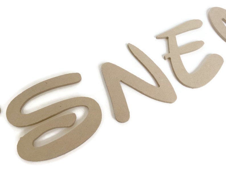 MDF Wooden Letters 6mm Thick Disney Font Various Sizes - Etsy
