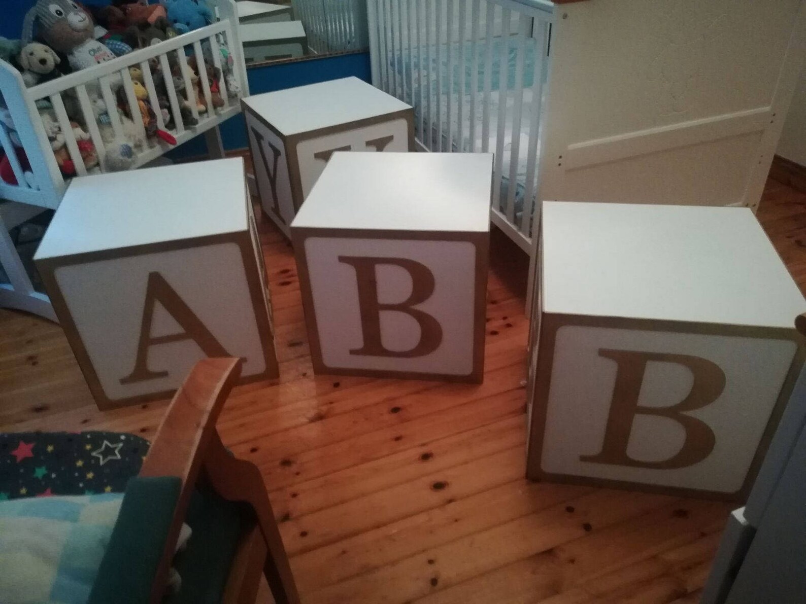 Large Wooden Cubes Painted / Unpainted Custom Made to Suit | Etsy