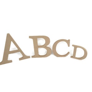 MDF Wooden Alphabet Georgian Letters & Numbers 18mm Thick - Etsy