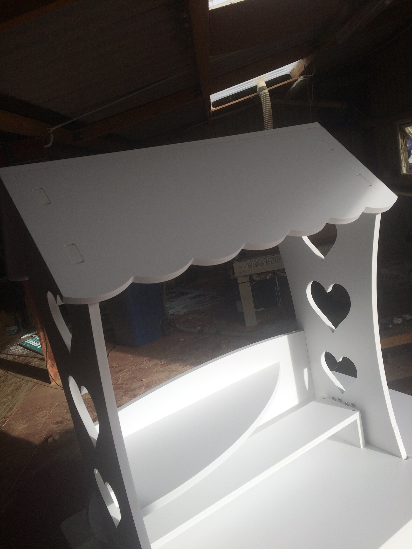 Large Candy Cart Solid White PVC Wedding Birthday Party Cart Sweet Cart ...