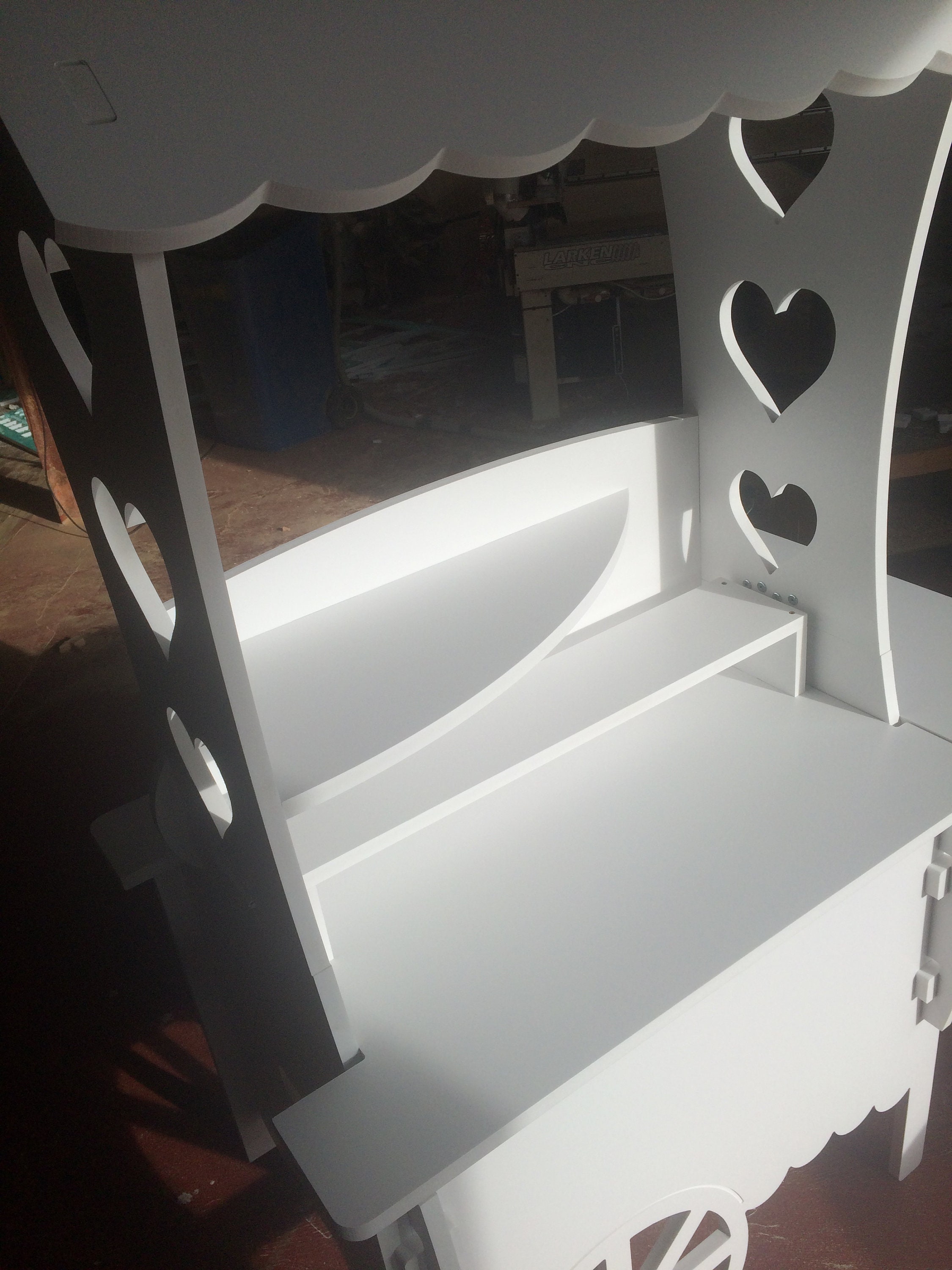 Large Candy Cart Solid White PVC Wedding Birthday Party Cart | Etsy