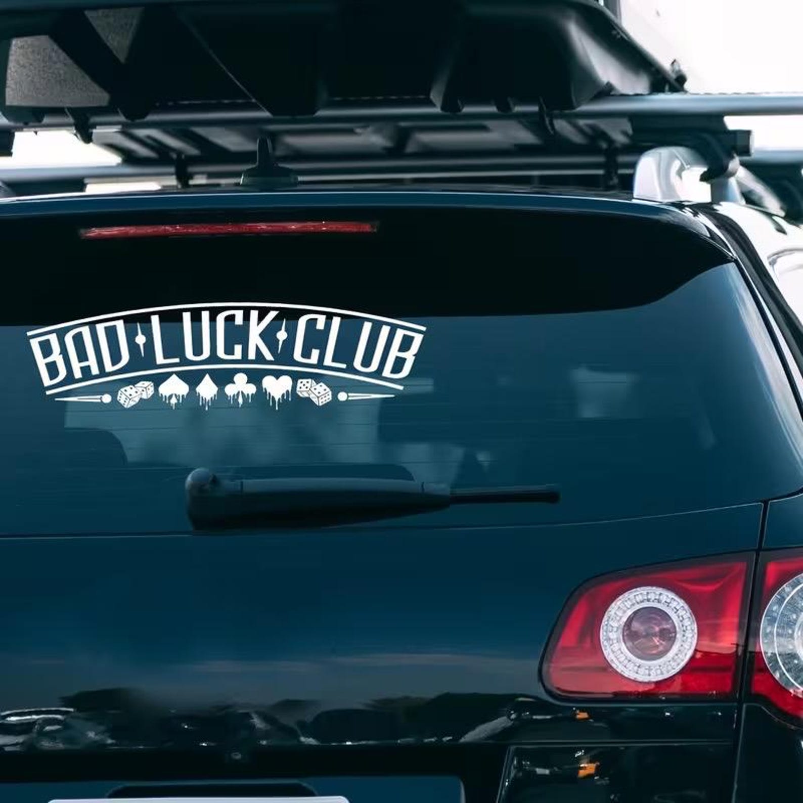 Bad Luck Club Car Sticker Vinly Decal Window Bumper Sticker (all ...