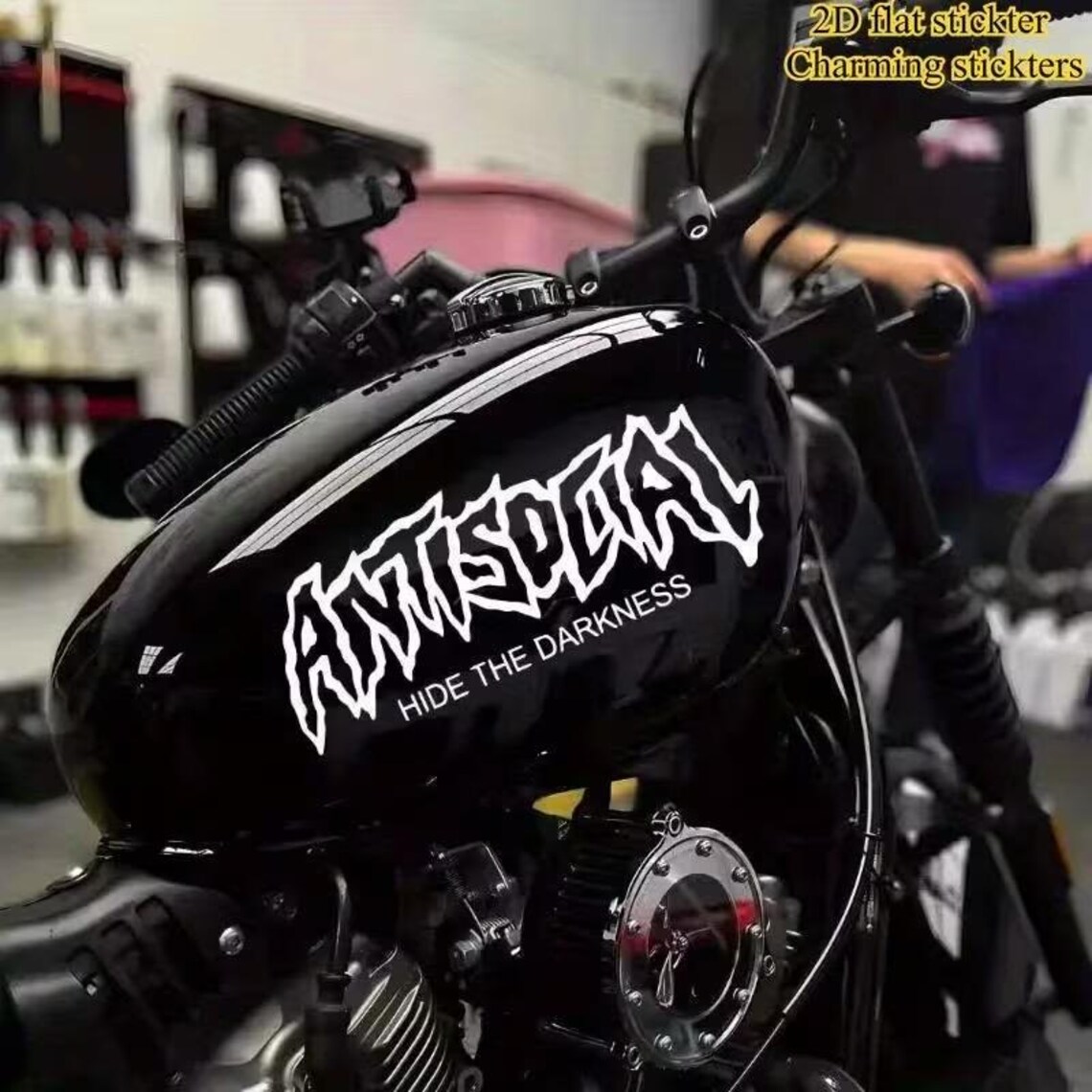Antisocial V5 Car Sticker Vinly Decal Window Bumper Sticker (all ...