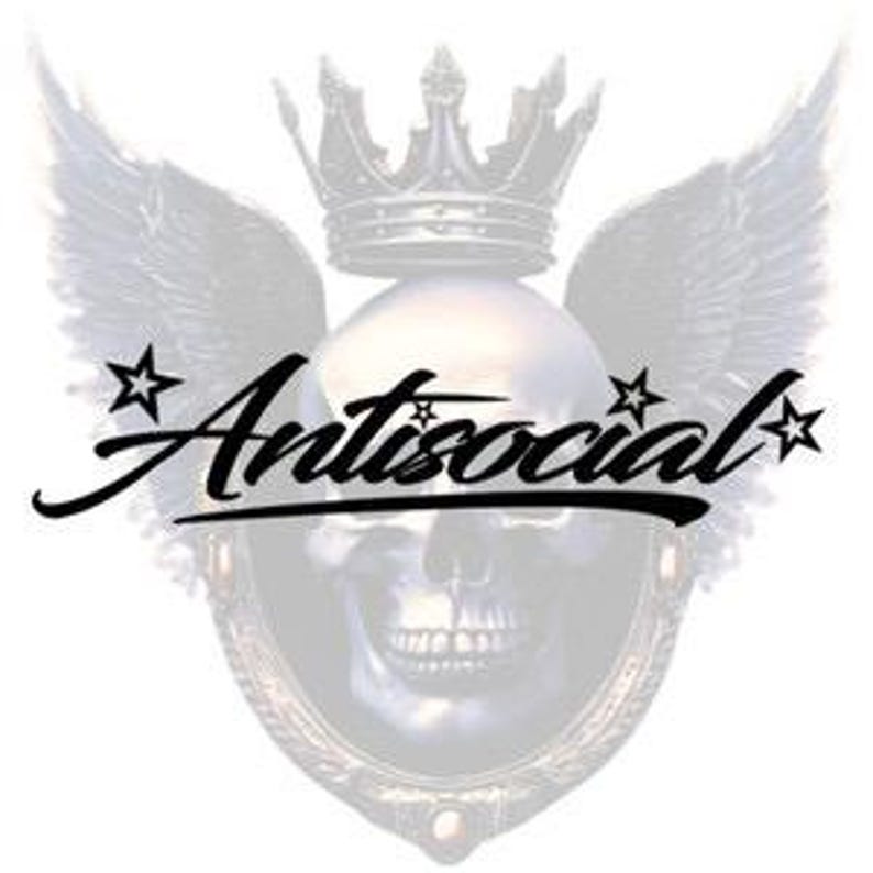 Antisocial V10 Car Sticker Vinly Decal Window Bumper Sticker (all ...