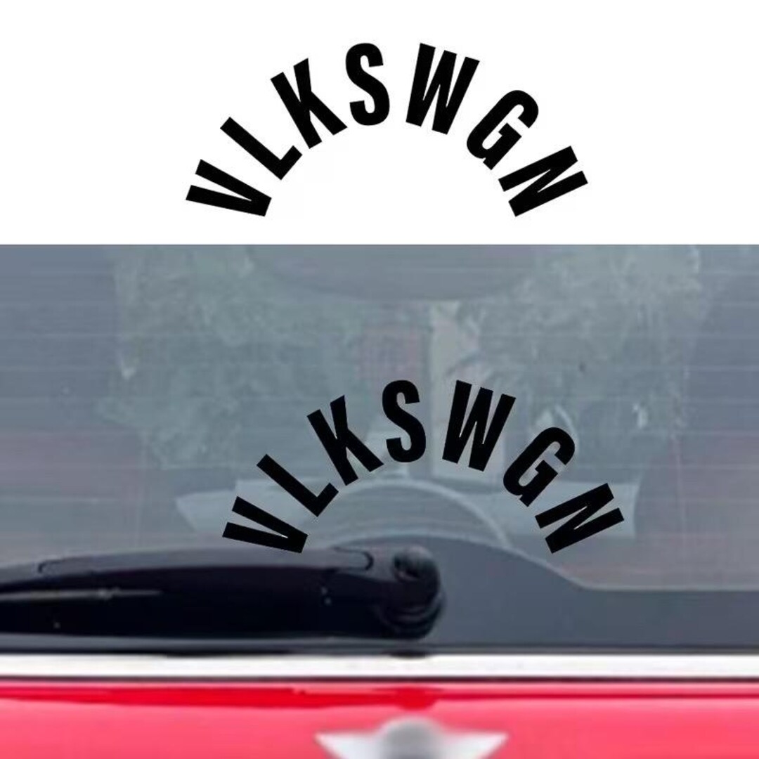 VLKSWGN Car Sticker Vinly Decal Window Bumper Sticker (all Colours ...