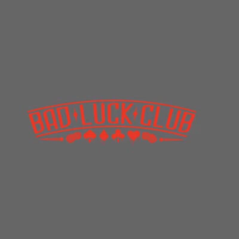Bad Luck Club Car Sticker Vinly Decal Window Bumper Sticker (all ...