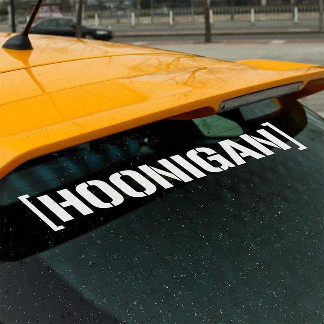 Hoonigan Car Sticker Vinly Decal Window Bumper Sticker (all Colours ...