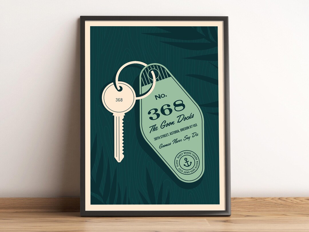 Personalized Vintage Motel Key Art Print: Custom Travel Keepsake - Etsy