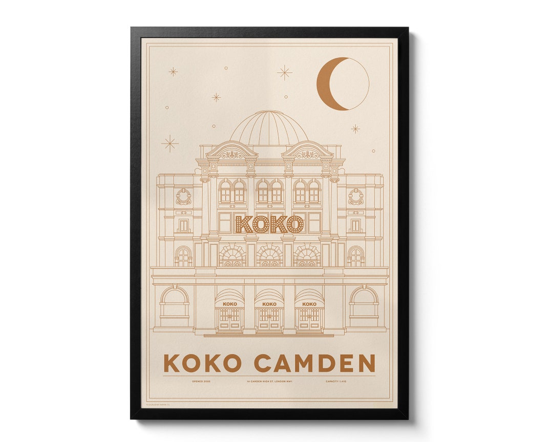 KOKO London Music Venue Camden, Art Print, A2 A3 - Etsy