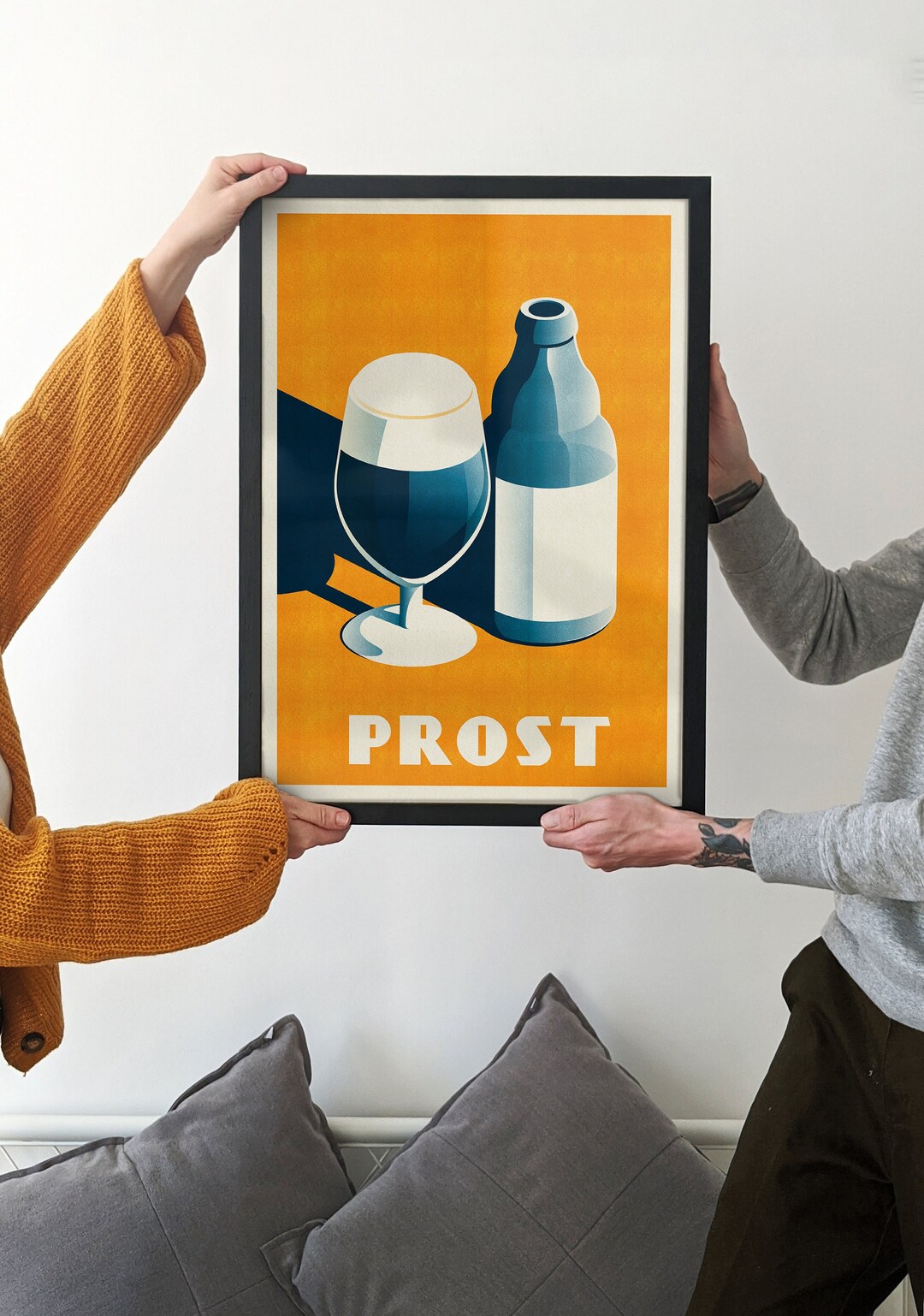Prost 'cheers' German Beer Art Print, A4 A2 A3 A1 - Etsy