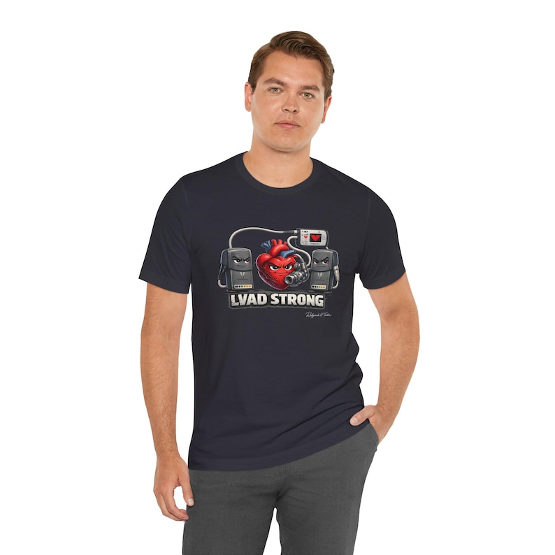 LVAD Strong Shirt | Heart Pump Power | Mechanical Heart Awareness Tee ...
