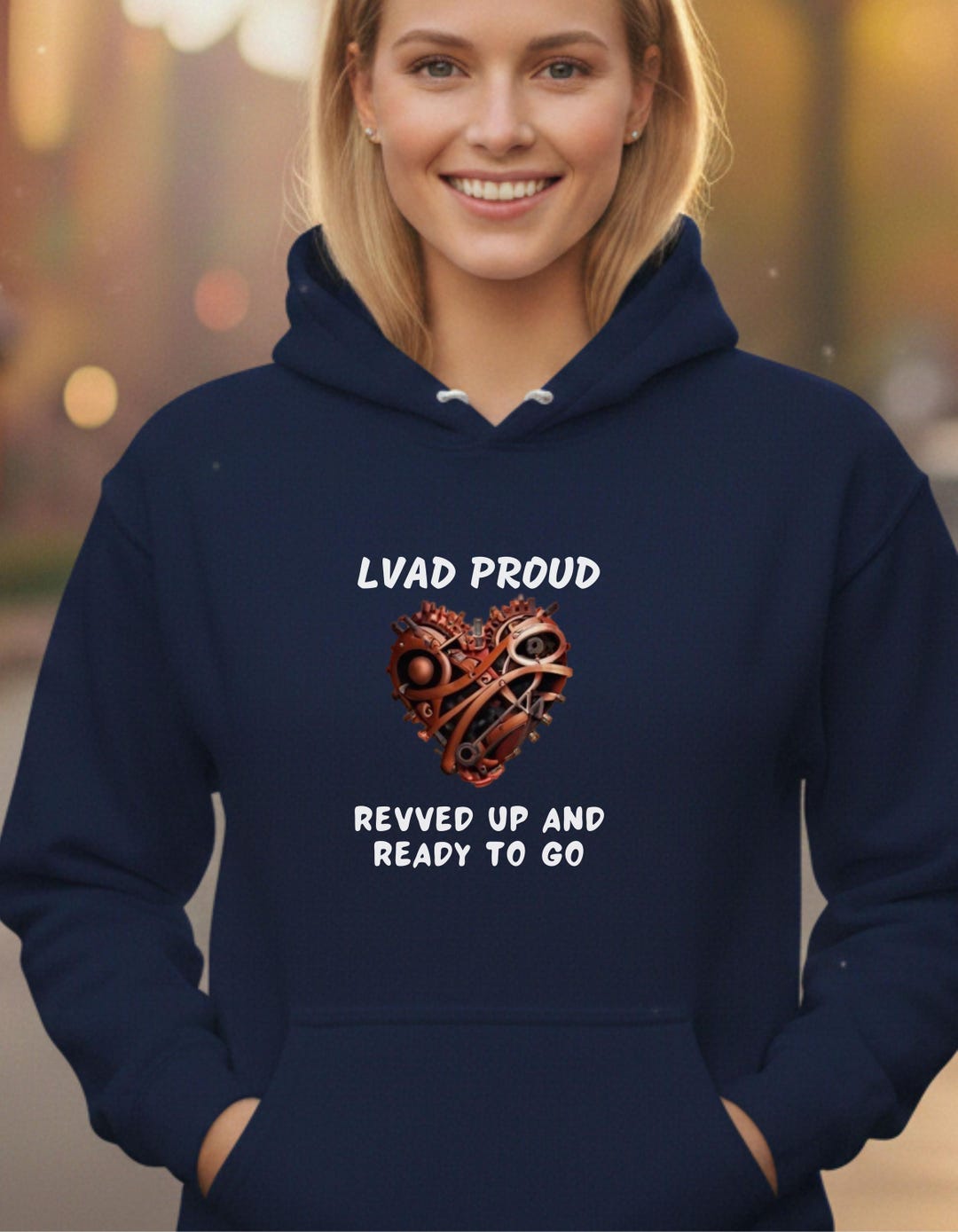 LVAD Powered Life Hoodie – Strong Heart - Etsy