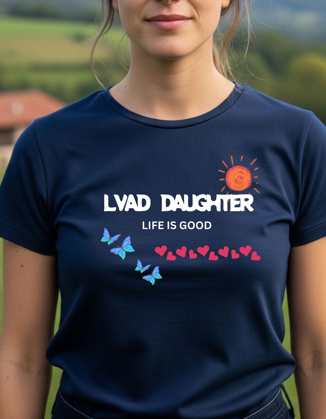 LVAD Daughter Support Tee, Heart Pump Love Shirt, Medical Journey Gift ...