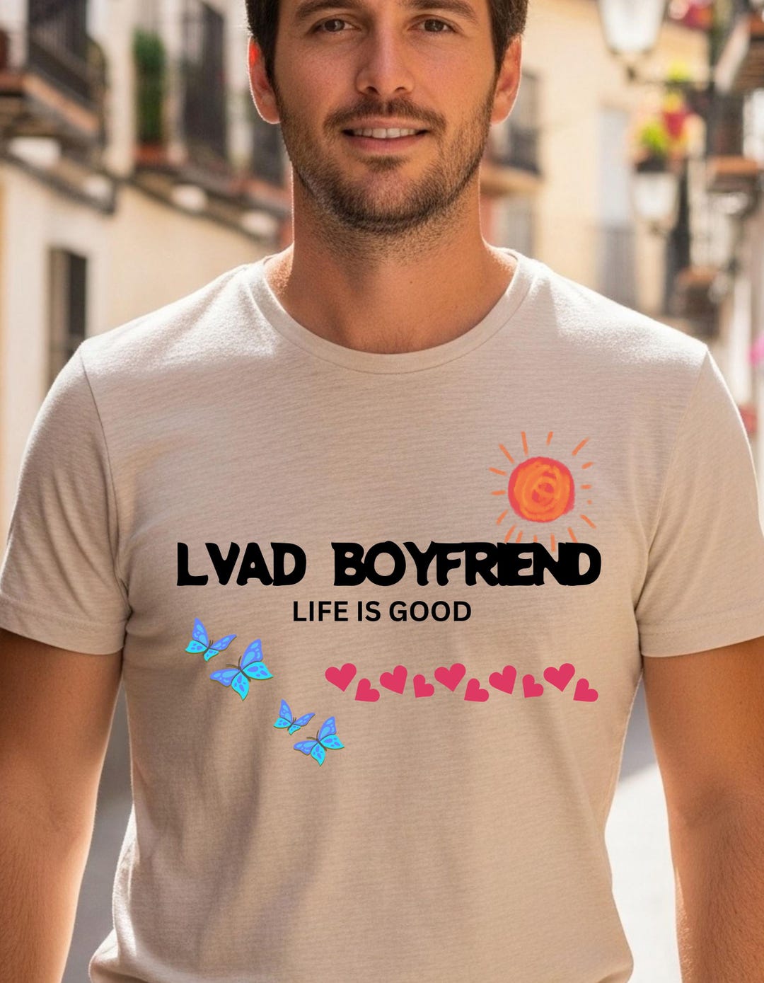LVAD Heartmate III Boyfriend Tee, Proud Supporter Graphic T-shirt - Etsy