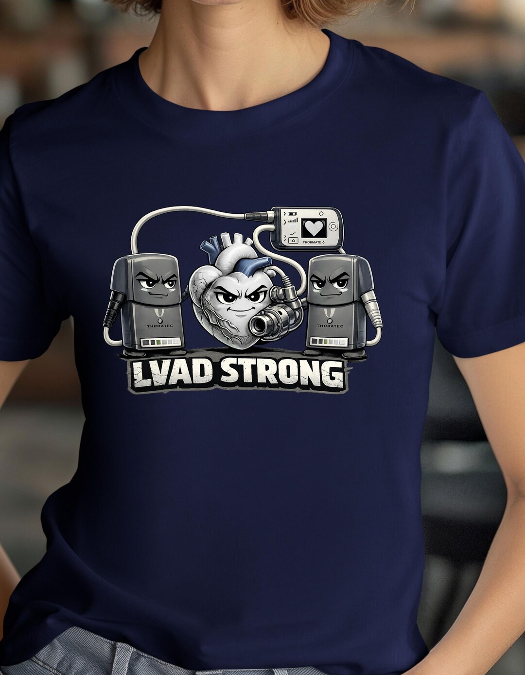 LVAD Strong T-shirt | Bionic Heart, Cardiac Surgery Recovery - Etsy