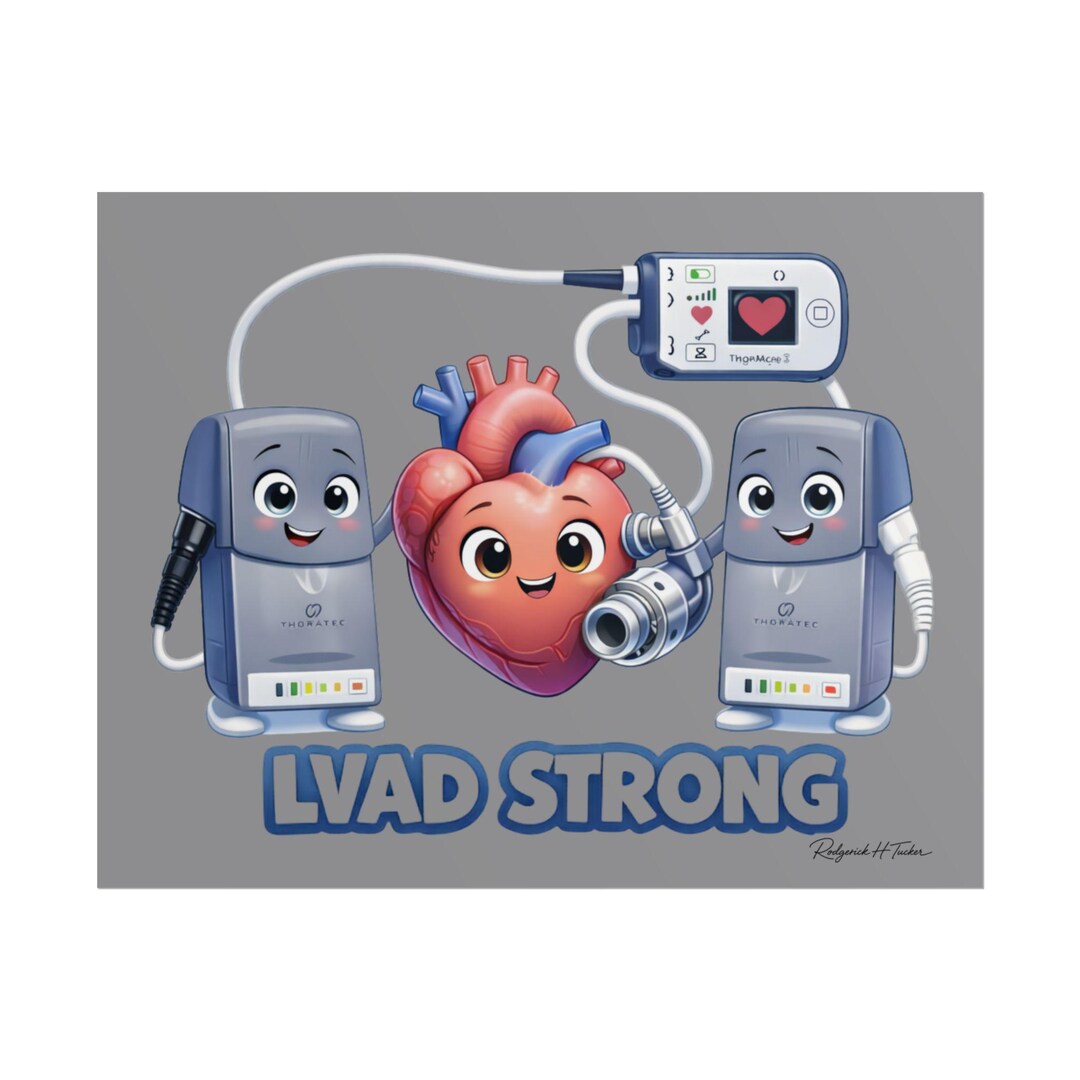 LVAD Heart Support Art Poster | Medical Device Giclée Print - Etsy