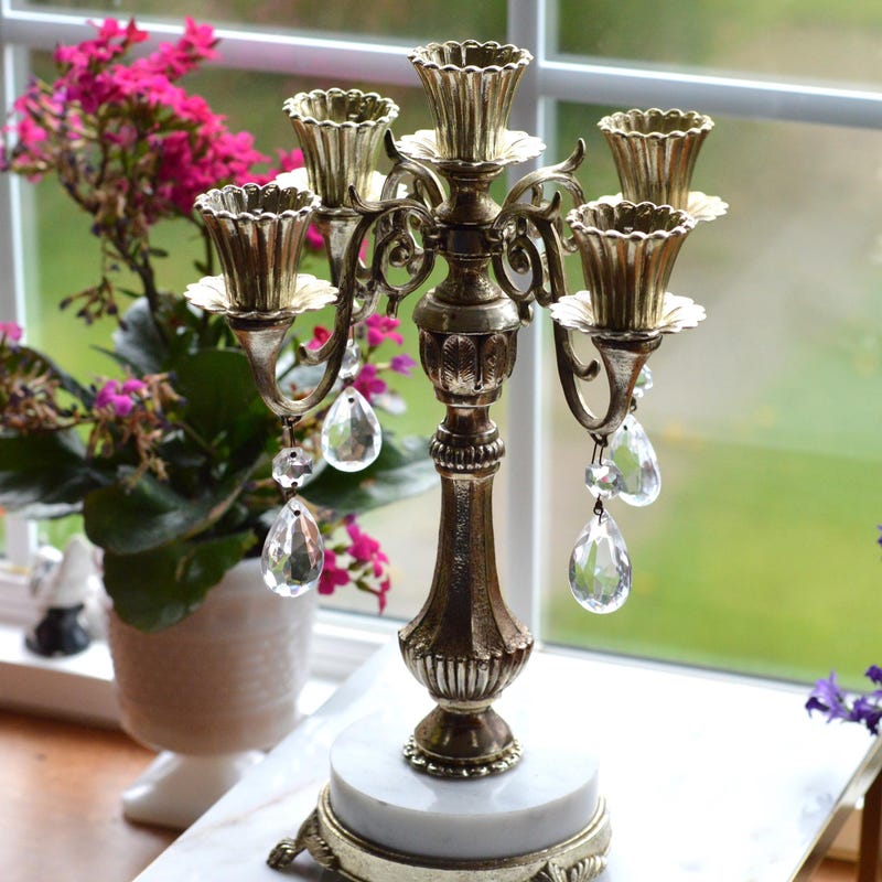 Vintage Candelabra Italy - Etsy