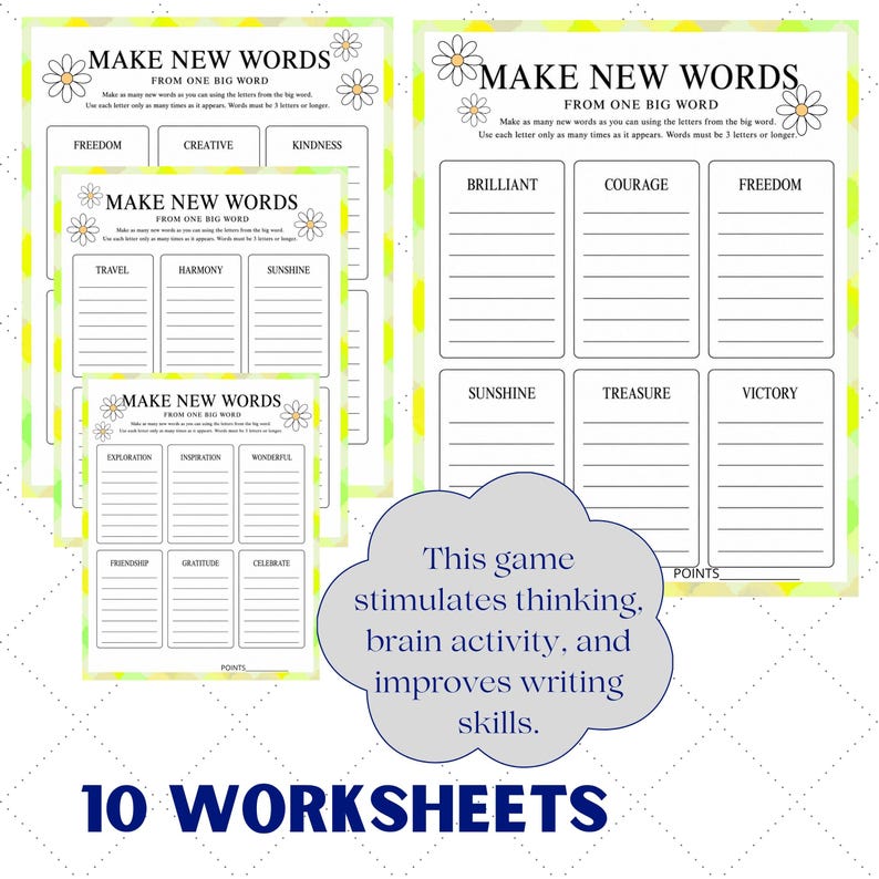 Senior Activity Bundle for Dementia | Printable Brain Games for Seniors ...