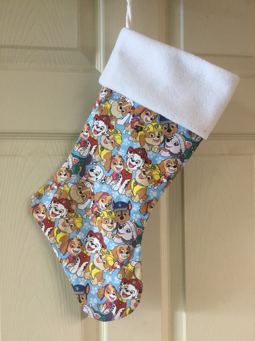Paw Patrol Christmas Stocking 18 X 8 - Etsy