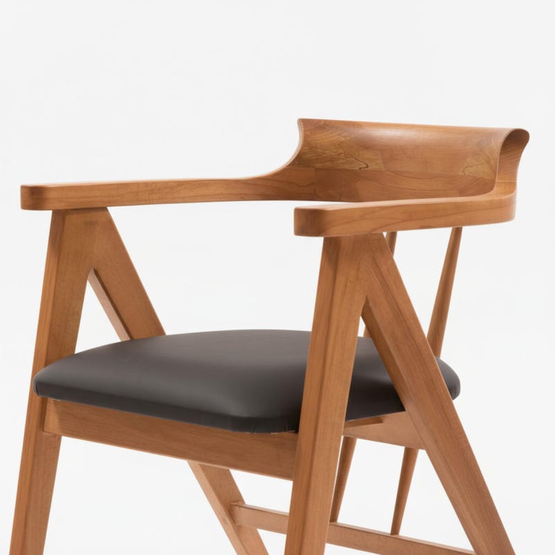 Solid Walnut Lounge Chair - Etsy