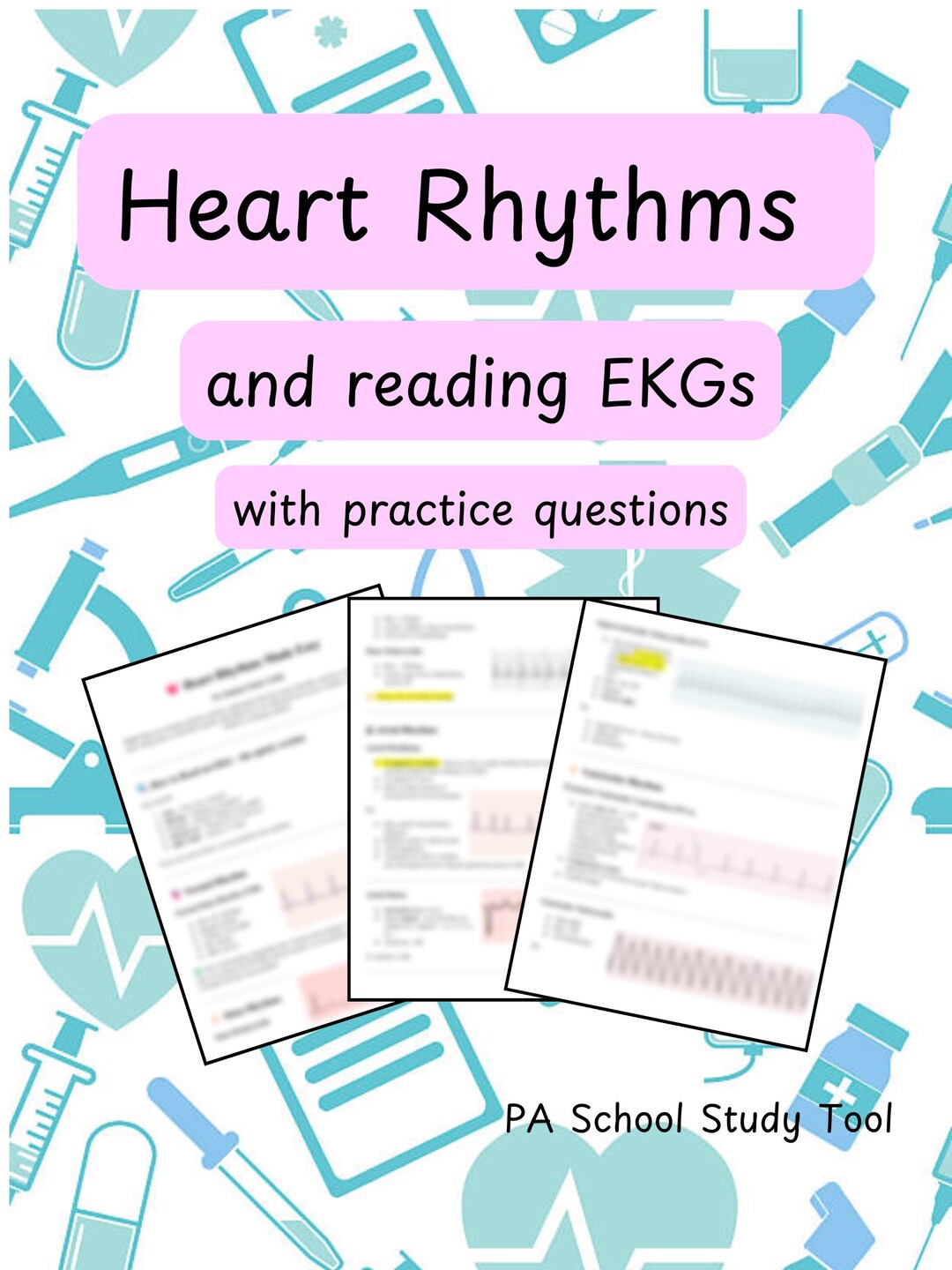 Heart Rhythms Study Guide - W/ Practice Questions, Digital Download - Etsy