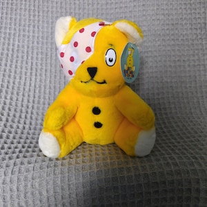 Vintage BBC Children in Need Pudsey the Bear 1986 Plushie 8" - Etsy