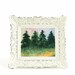 Forest Painting Mini Watercolor Small Art Miniature Paintings Framed ...