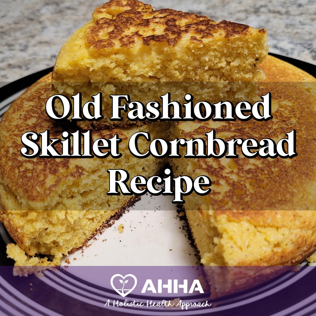 Old Fashioned Skillet Cornbread Recipe | Printable Full Color Recipe ...
