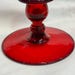 Ruby Red Glass Candlesticks - Etsy