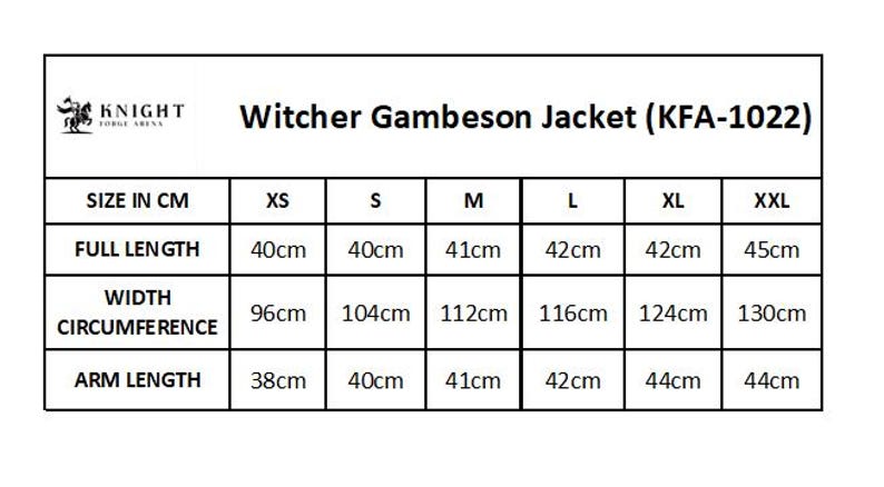 Witcher Leather Gambeson – Medieval Padded Armor, LARP Cosplay - Etsy