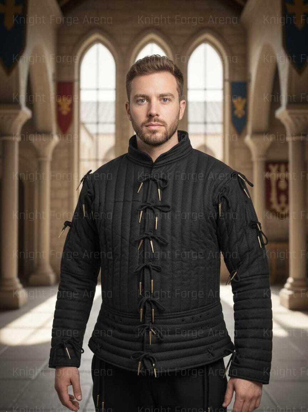 Medieval Thick Padded Viking Gambeson or Padded Arming Doublet (KFA ...
