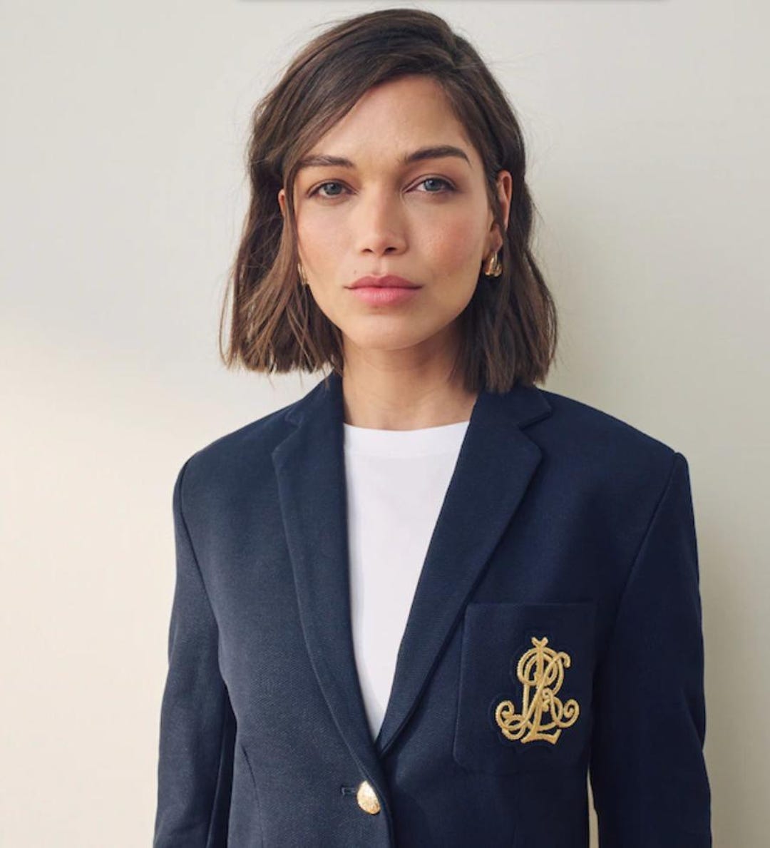 RLL GOLDEN Vintage Bullion Wire Hand Embroidered Crest, Blazer Badge ...