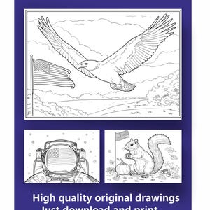 4th of July Coloring Book – 32 Pages (PDF Download) - Etsy