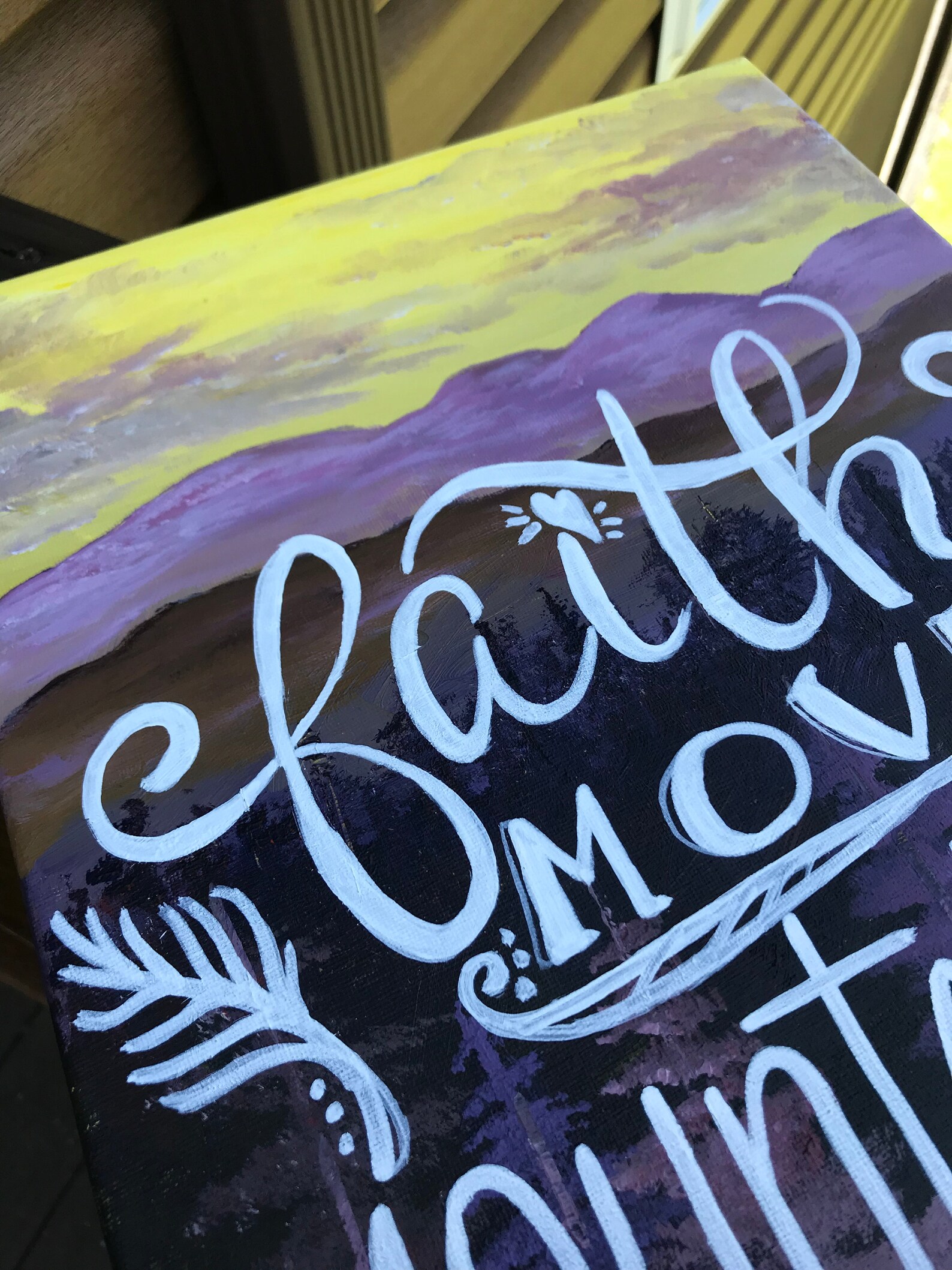 Faith Canvas Faith Painting Bible Verse Painting Bible | Etsy