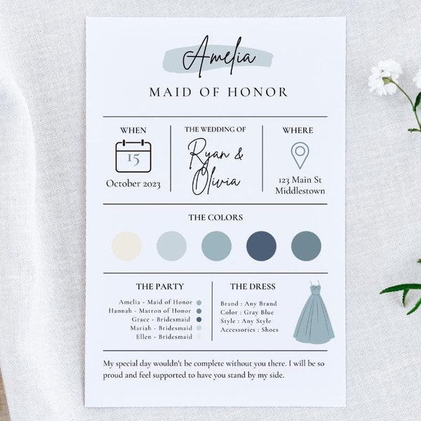 Bridesmaid Cards - Etsy