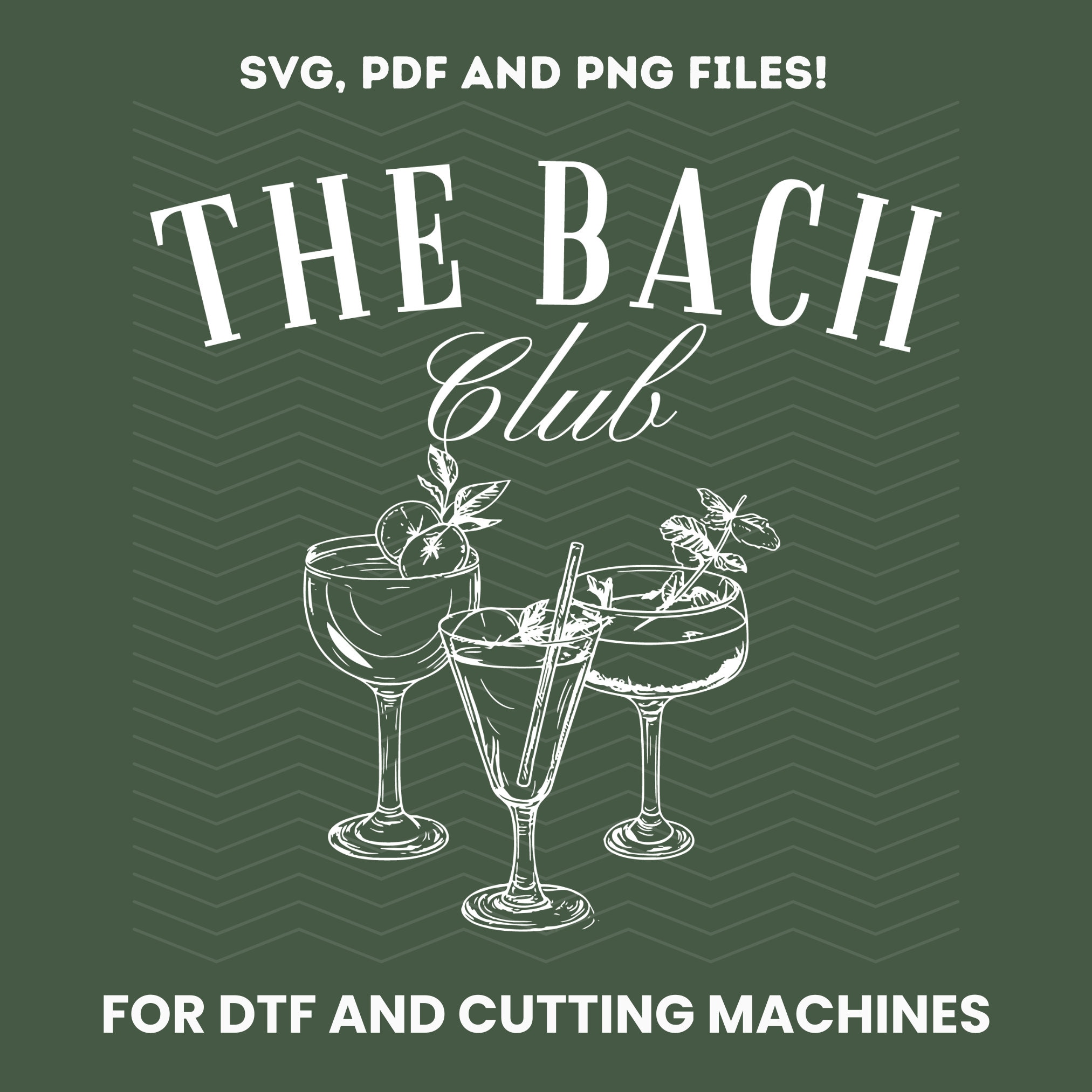Bach Social Club Logo Cut File PNG SVG Bach Party Logo Bachelorette ...